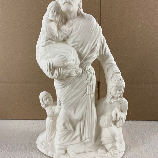 Ceramic Jesus and Children - Etsy