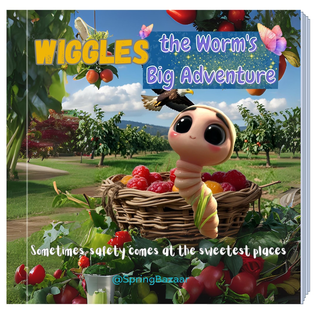 Wiggles the Worm's Big Adventure - Kids Ebook, Bedtime Storybook ...