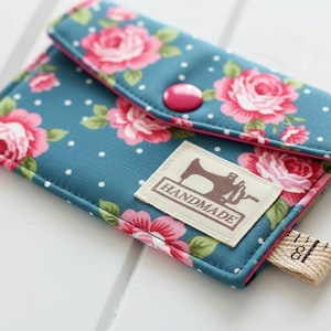 Mini Card Wallet Sewing Pattern PDF | Easy Card Holder Tutorial | Three ...