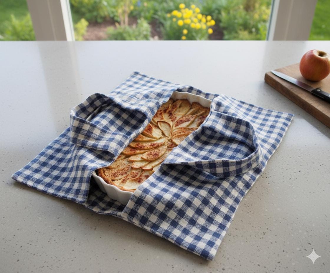 Reversible Pie Carrier Sewing Pattern PDF, Quilted Dish Tote Tutorial ...