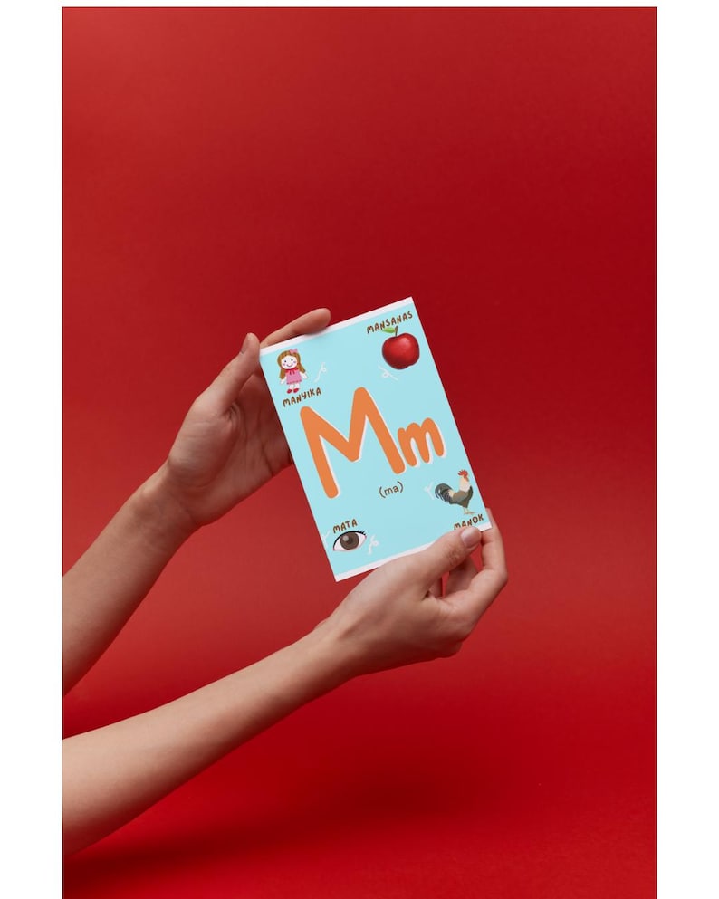 Filipino Alphabet Flash Cards (abakada) - Etsy