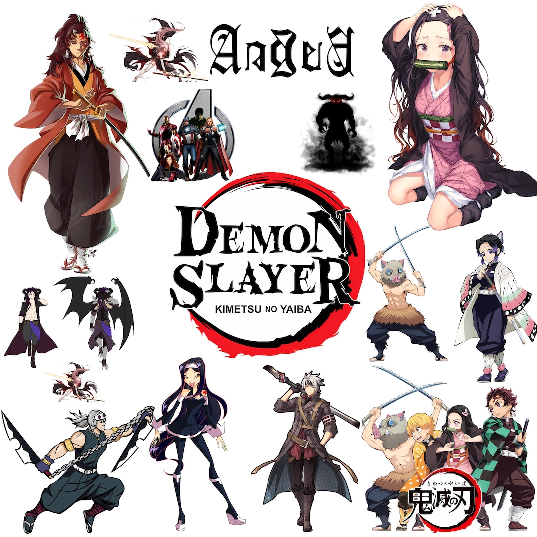 15+ Demon Slayer Graphic Designs Bundle | Anime Art Demon Slayer Bundle ...