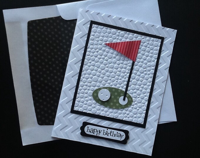 Golf Birthday Card - Etsy