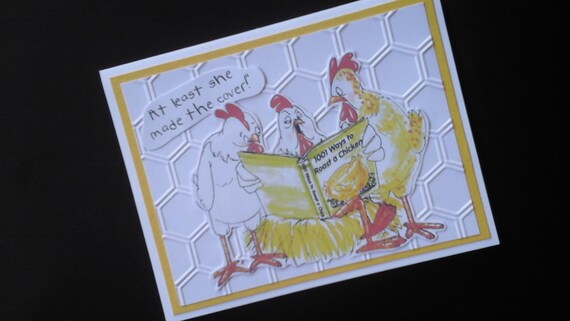 Humorous Chicken Card - Etsy