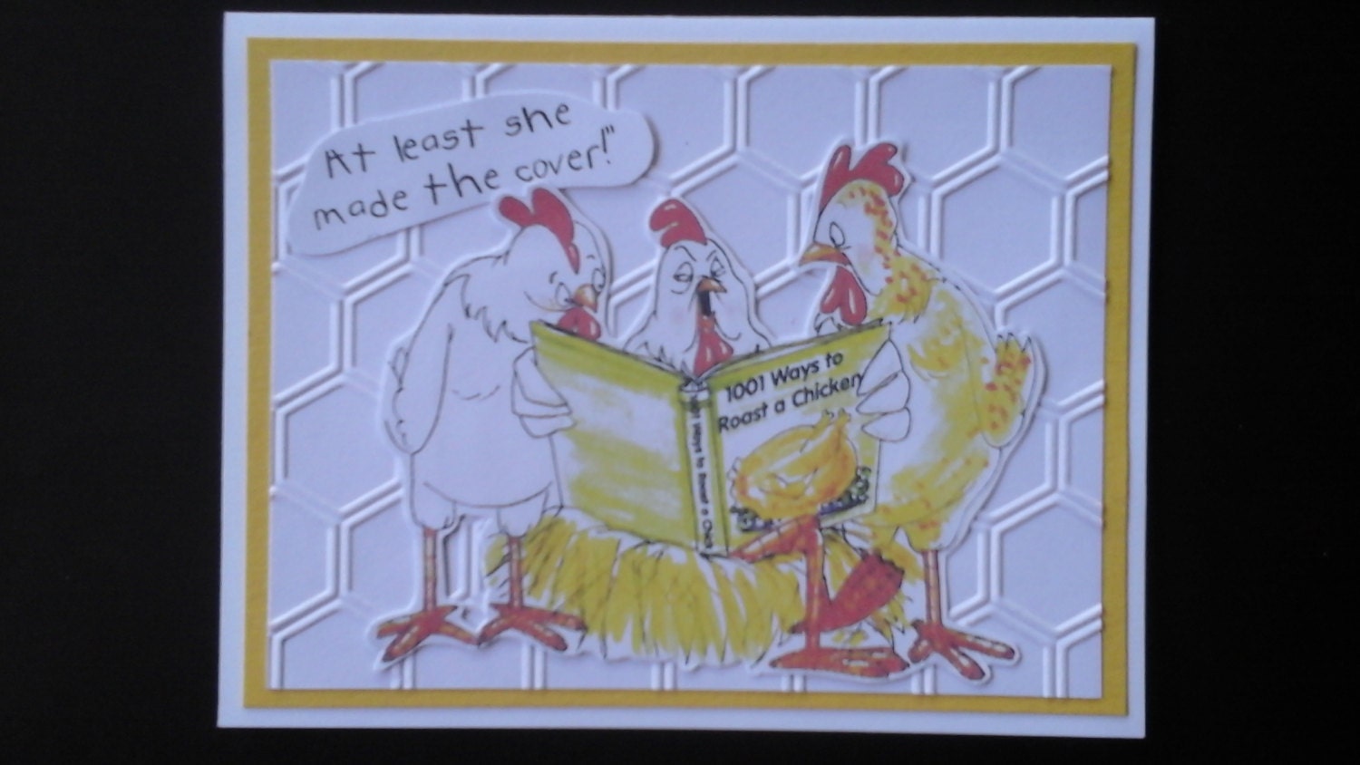 Humorous Chicken Card - Etsy