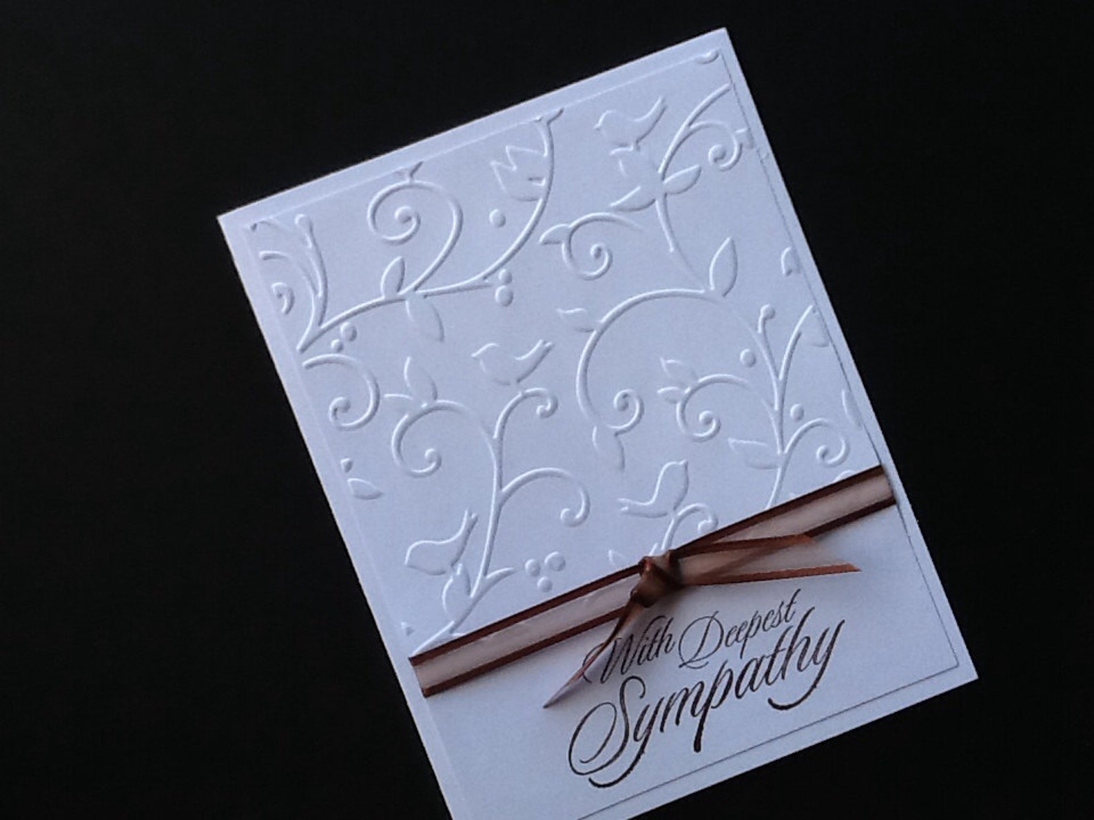 Sympathy Card Handmade - Etsy