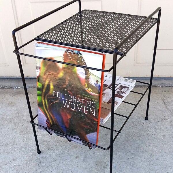 Magazine Rack Table - Etsy