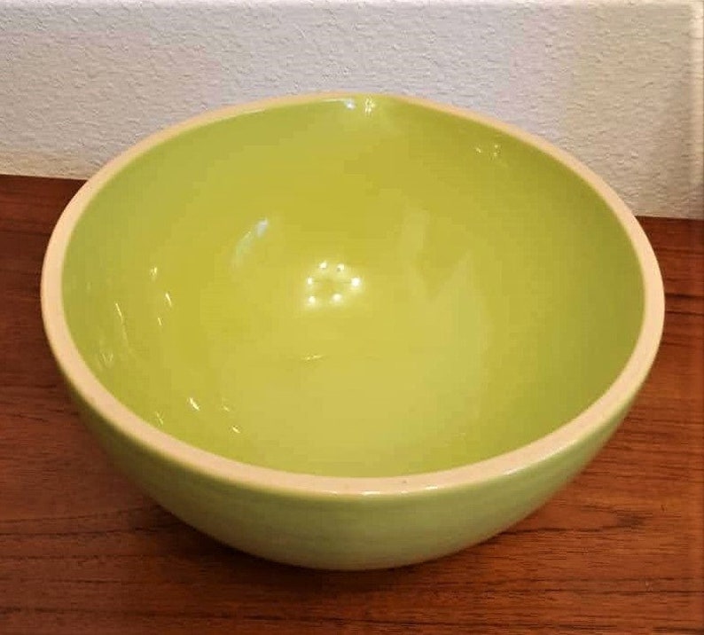 Vintage Val Do Sol Mixing Bowl Large Ceramic Mixing Bowl | Etsy