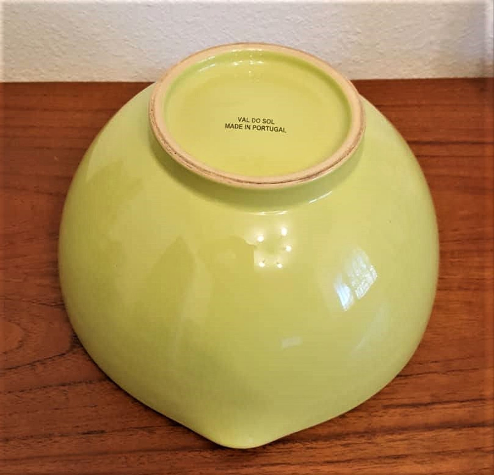 Vintage Val Do Sol Mixing Bowl Large Ceramic Mixing Bowl | Etsy