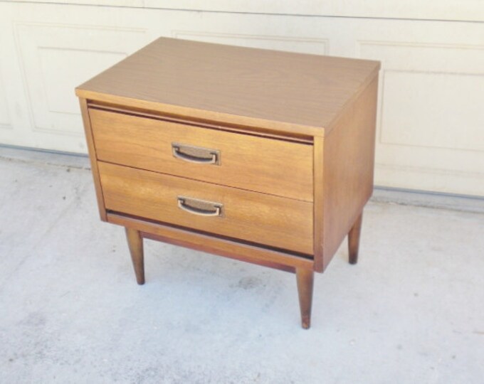 17 Reasons Why Redlicks Two Drawer Mid Century End Table - Etsy