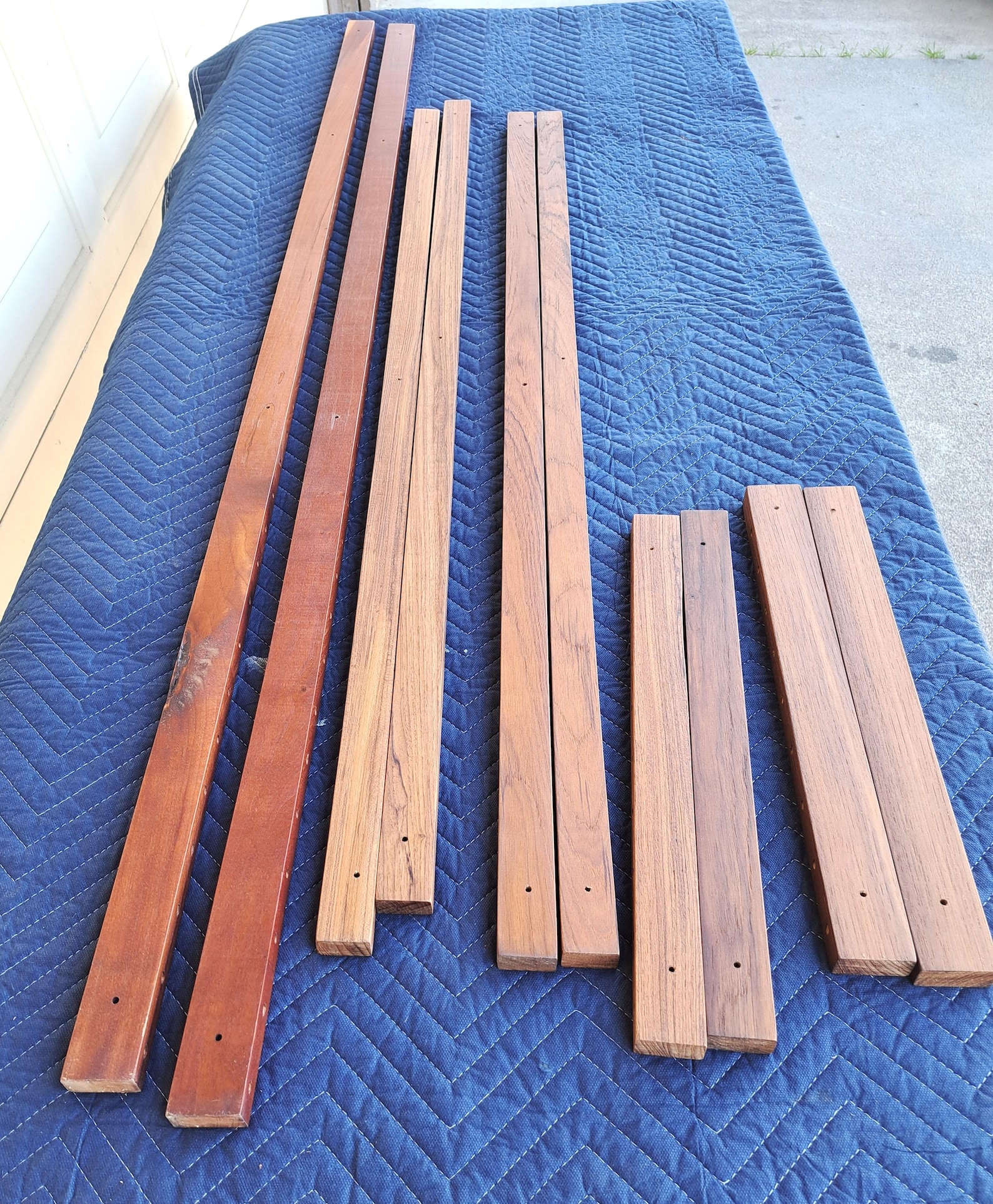 Cado Wall Unit Teak Support Posts - Custom Length - Etsy