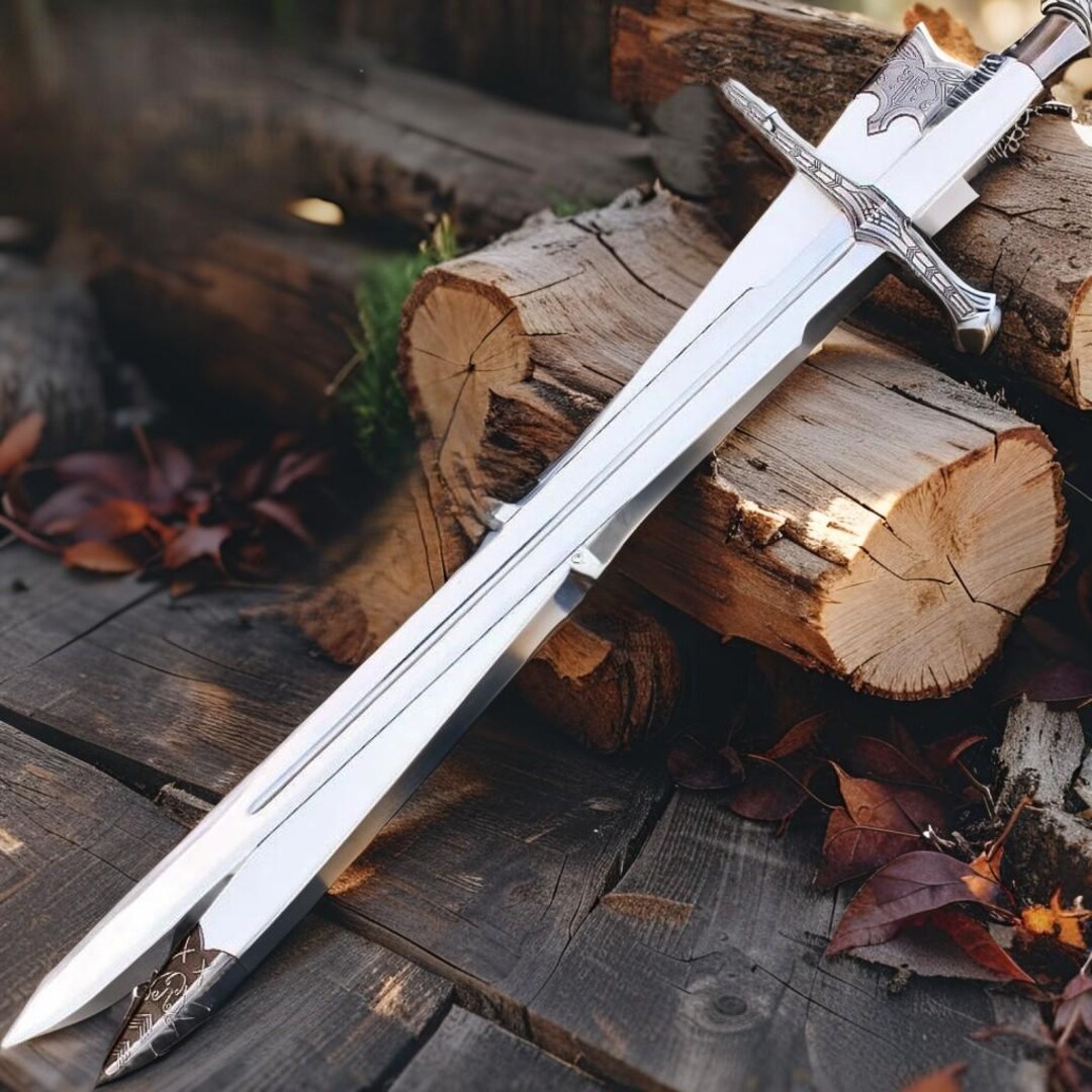 Handmade Stainless Steel Fantasy Sword: Medieval Cosplay Replica With ...