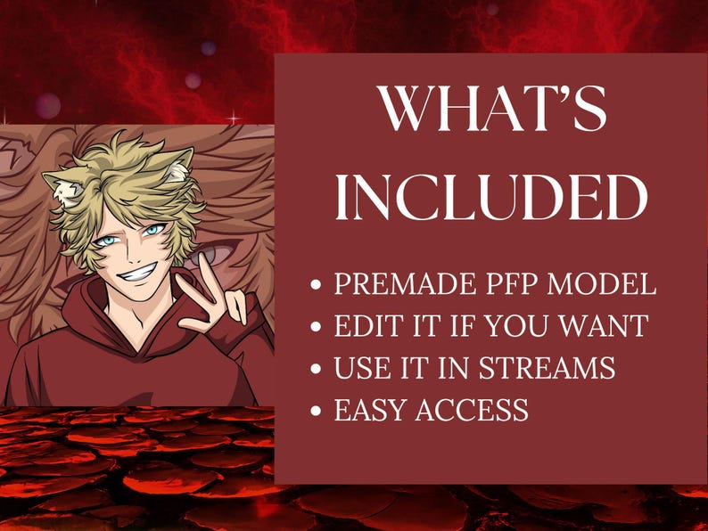 Premade PFP Model With Background, Aesthetic Anime PFP Character ...