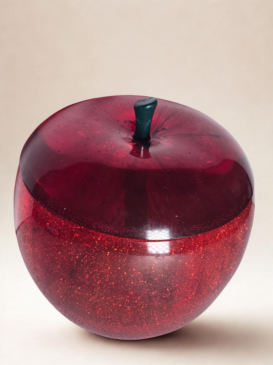 Gorgeous Red Apple Container - Etsy