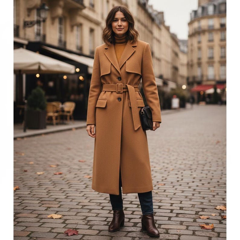 Short Coat Sewing Pattern PDF, Digital Jacket Pattern A4 A0, Trench ...