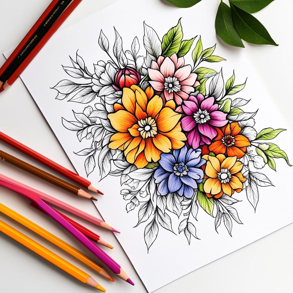Floral Mandala Coloring Pages for Adults – 20 Printable Designs (PDF ...