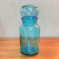 Vintage Silver Caged Blown Glass Baroque Apothecary Jar Missing Bottom ...