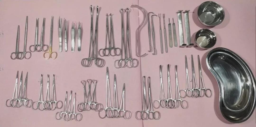 General Surgery Instruments: 50-piece Laparotomy Set, German Stainless ...