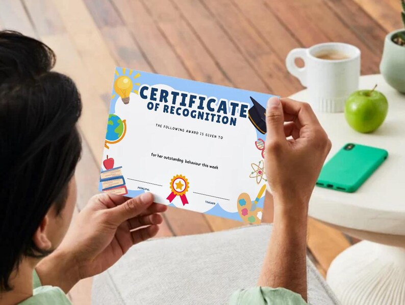 Printable Certificate of Recognition for Students – Fun & Educational ...