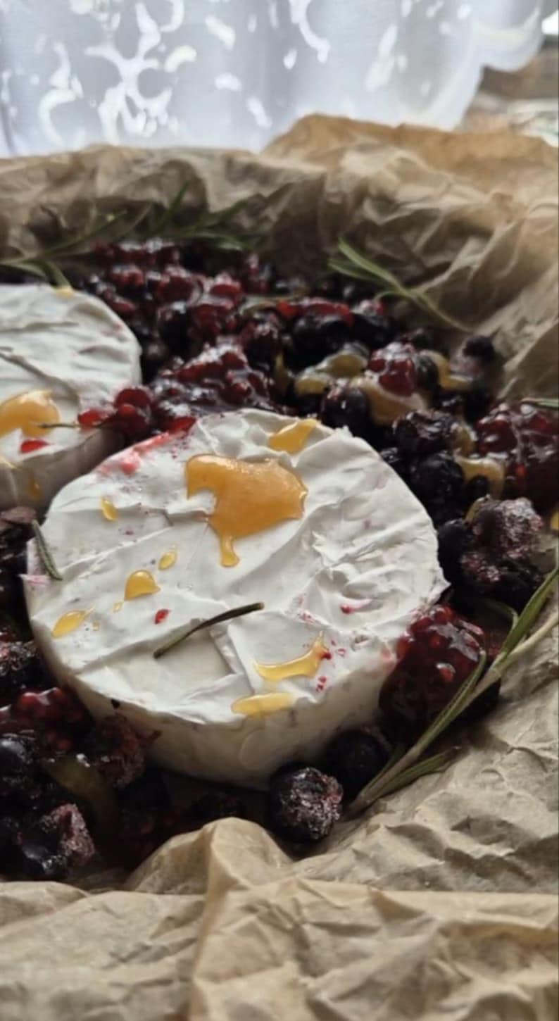 Baked Camembert With Berries & Honey | Digital Recipe | Elegant ...