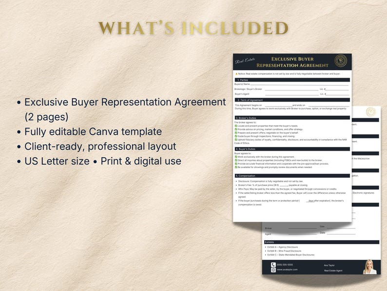 Exclusive Buyer Representation Agreement | Real Estate Buyer Agency ...