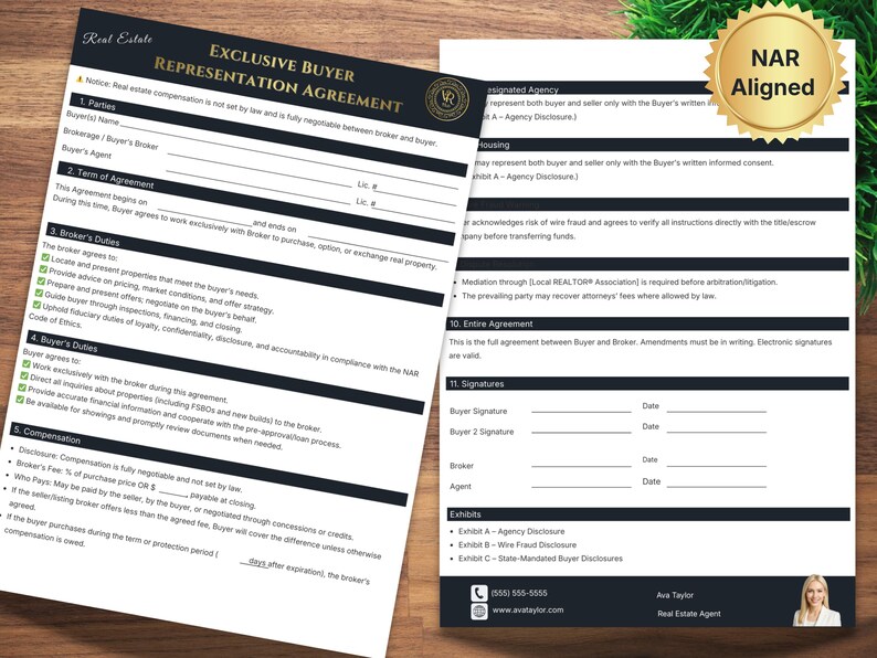 Exclusive Buyer Representation Agreement | Real Estate Buyer Agency ...