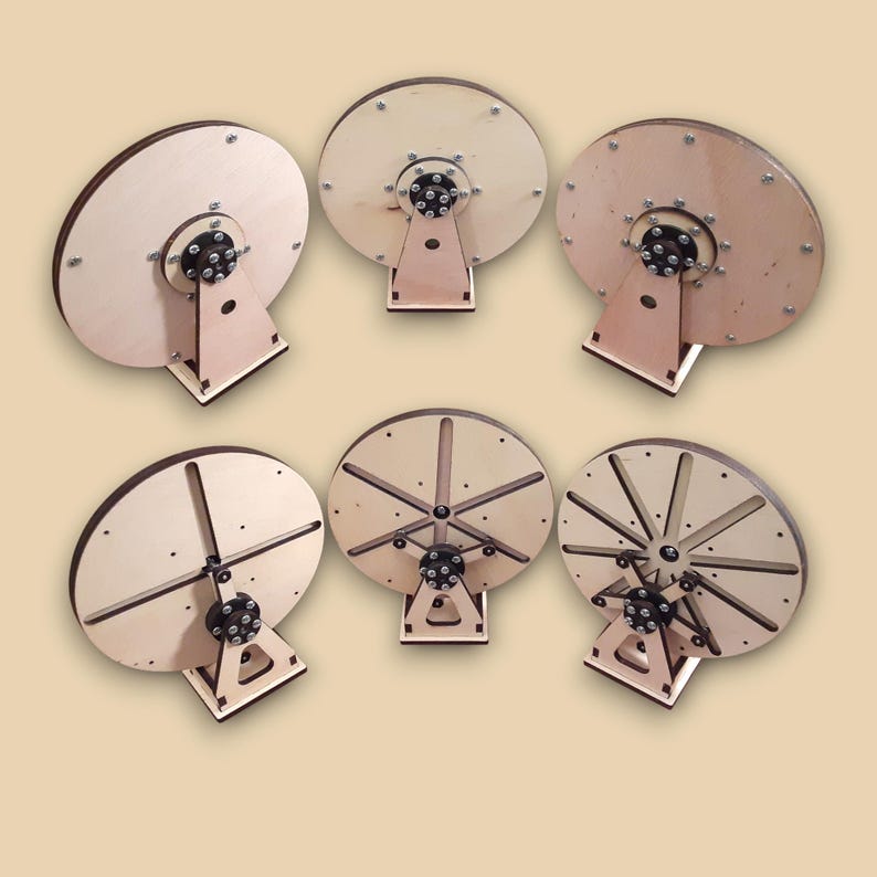 Rotating Mechanisms – 6 Educational Models – Laser Cut Files SVG DXF ...