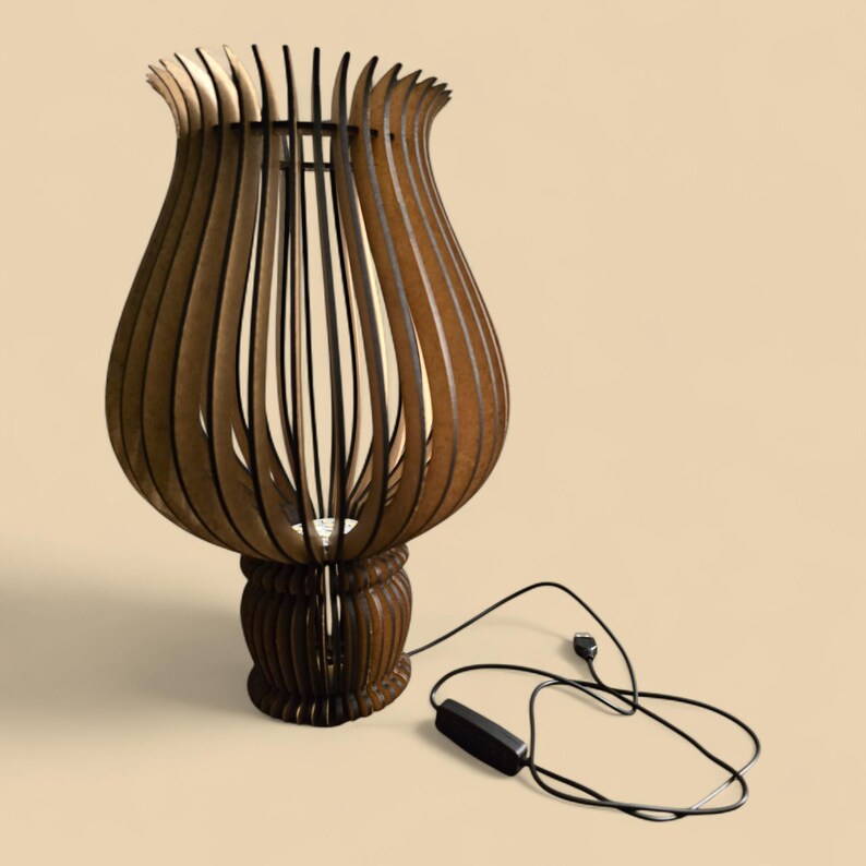 Wooden Chandeliers – Set of 8 Models – Laser Cut Files SVG DXF – 3D ...