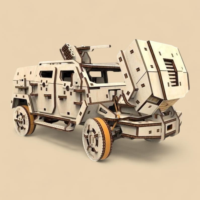 Jeep & Military Vehicle – Laser Cut Models 3mm MDF CNC Files SVG 4x4 ...