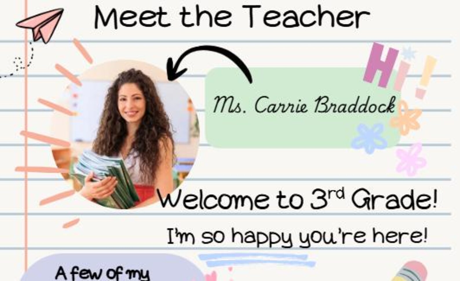Editable Meet the Teacher Template | Whimsical Teacher Flyer | Back to ...