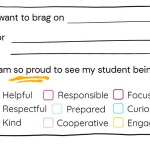 Parent Communication Forms | Editable Teacher Behavior Notes | Positive ...