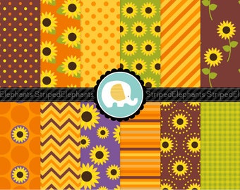 Thanksgiving Digital Papers Thanksgiving digital background | Etsy