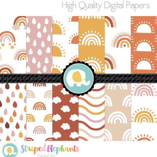 Modern Rainbow - Etsy