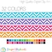 Rainbow Digital Border Clipart Digital Scrapbook Edging Instant ...