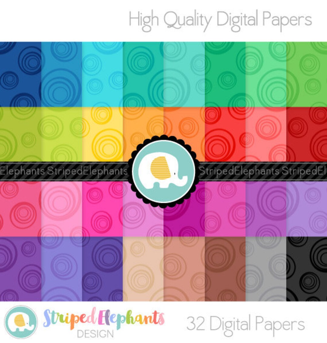 Bubble Digital Paper Pack, Bubble Digital Background, Digital Scrapbook ...