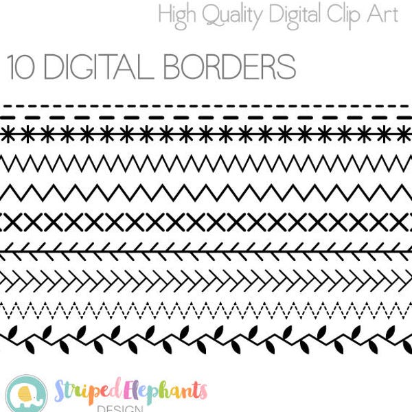 Sewing Border - Etsy
