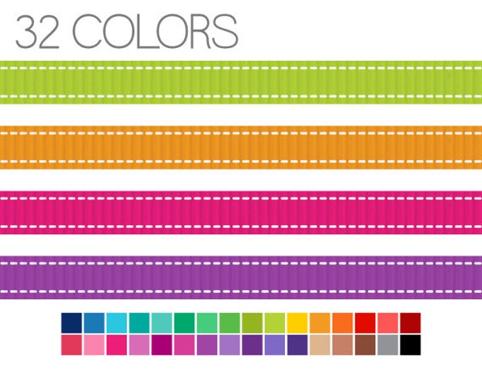 Stitched Digital Edging Digital Border Instant Download Commercial Use ...