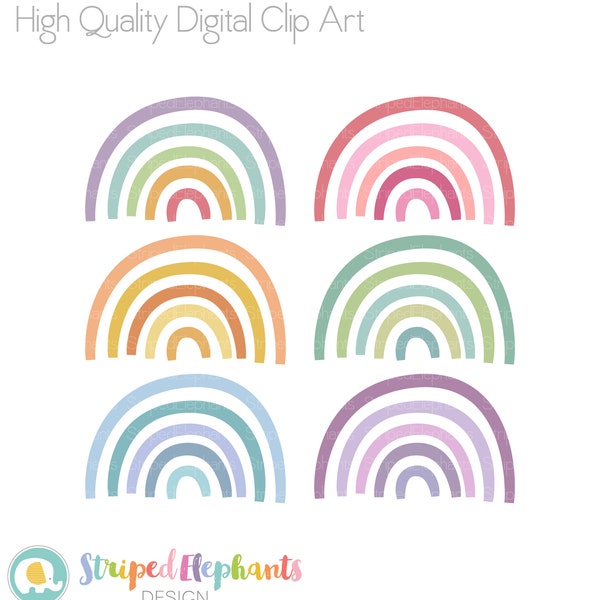 Modern Rainbow - Etsy