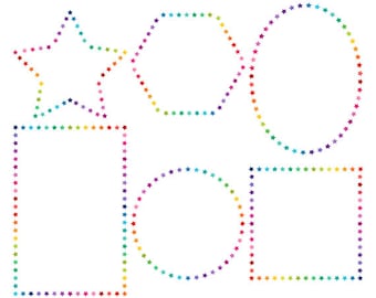 Rainbow Borders, Banners & Frames Clipart Set Labels, Bunting, Borders ...