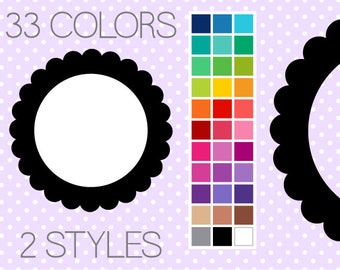 Rope Clip Art Digital Frames Circle Round Clipart Borders Printable ...