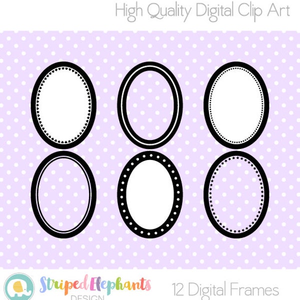 Oval Frame - Etsy