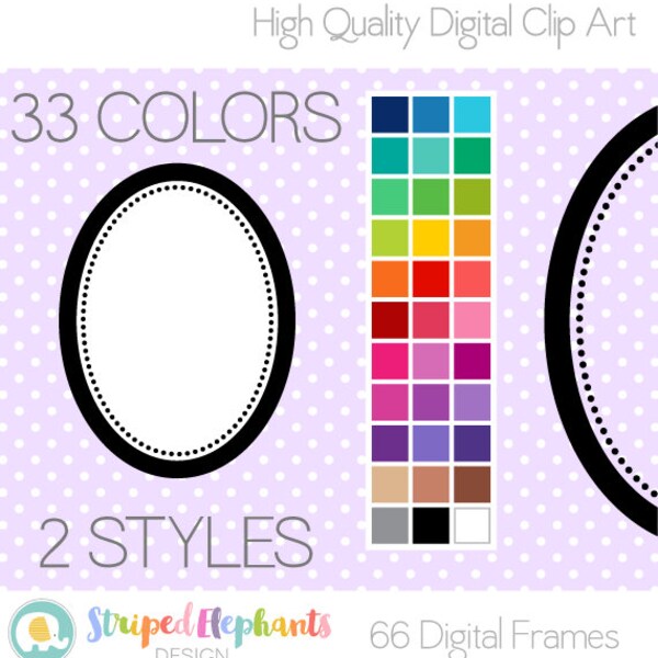 Oval Frames - Etsy