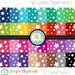 Crazy Star Digital Papers Bright Digital Paper Stary Digital - Etsy