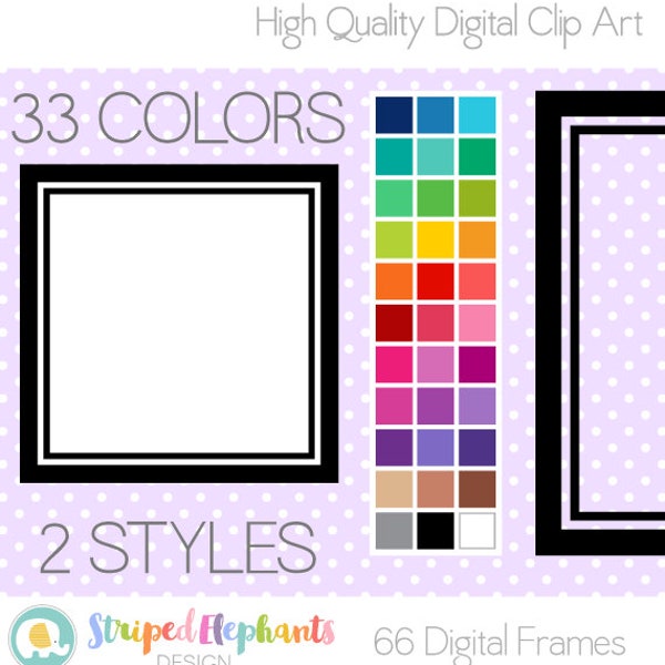 Clipart Frames - Etsy