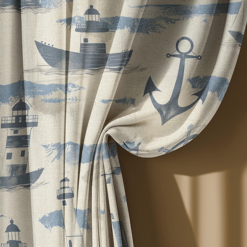 Coastal Drapes - Etsy