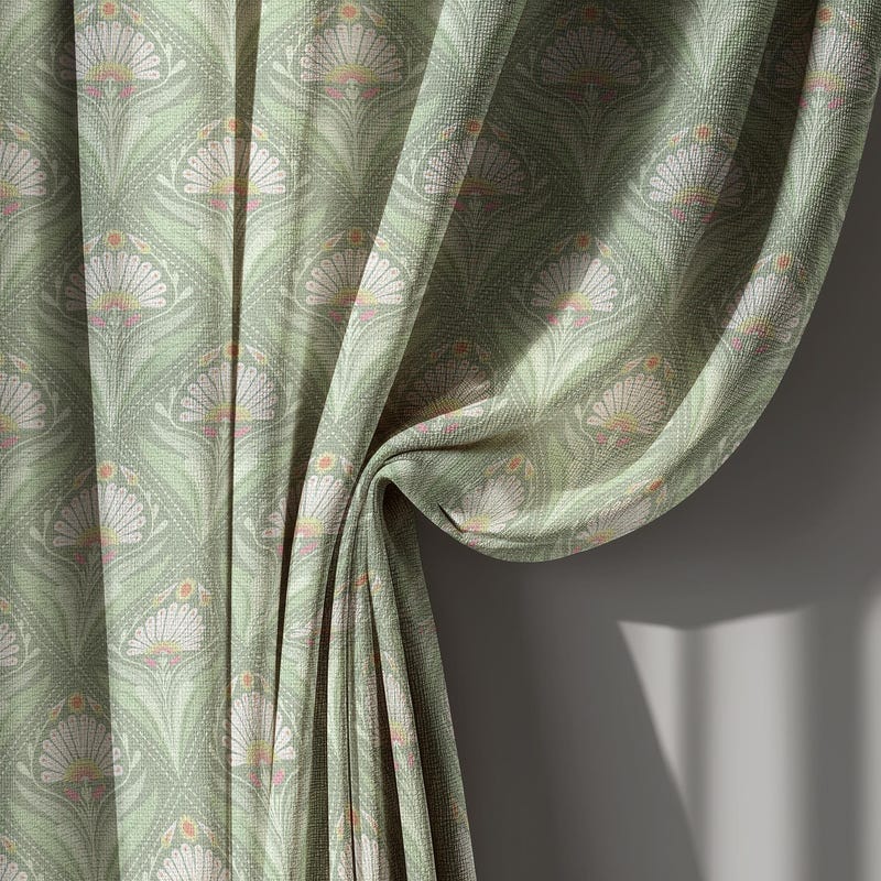Vintage 96 Inch Curtain - Etsy