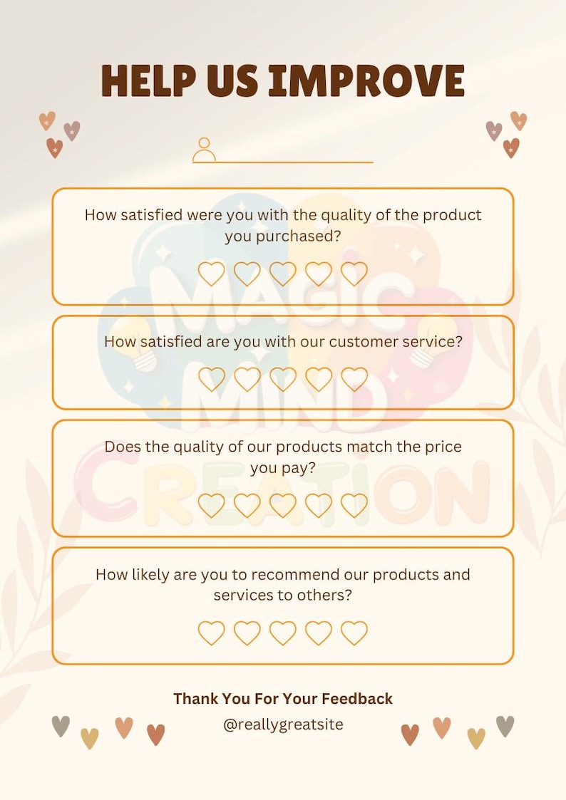 Customizable Business Form Template, Feedback, Order, QR Code ...