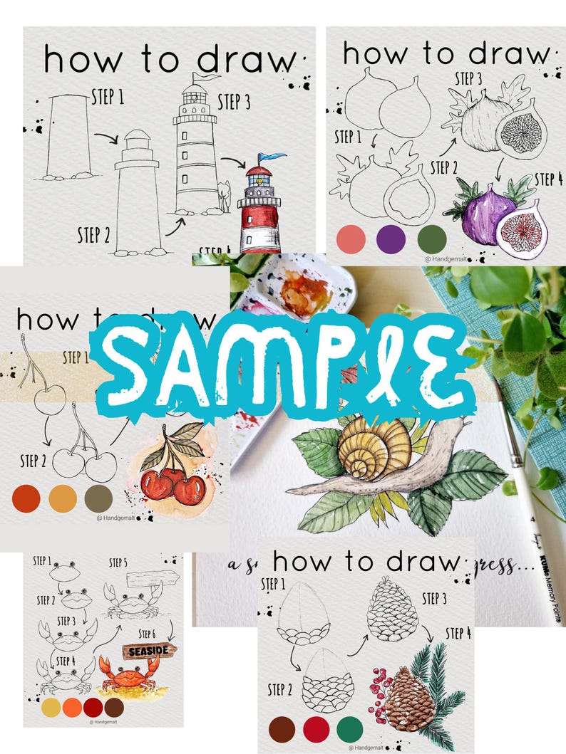 Easy Drawing Tutorial: Step-by-step Guide for Kids & Beginners (PDF ...