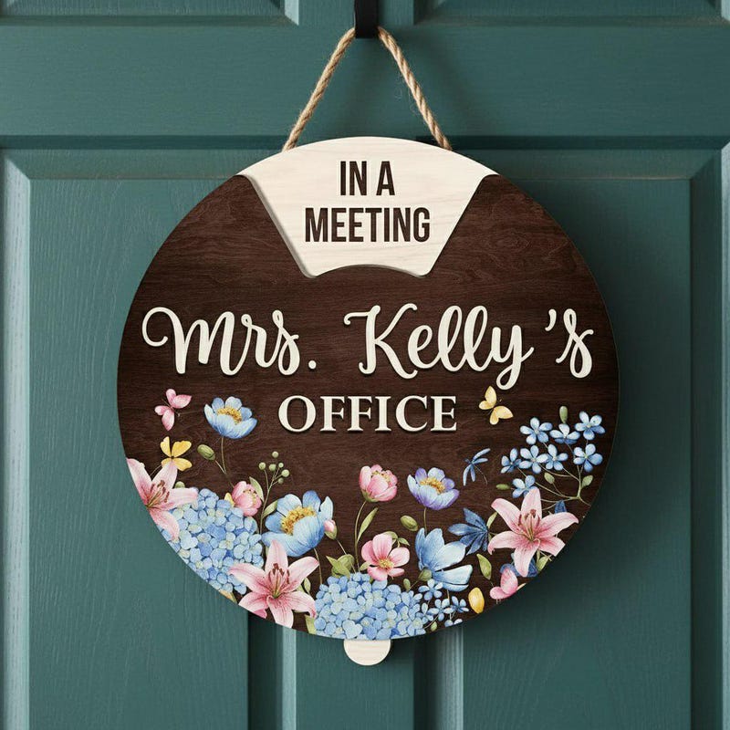 Office Door Status Spinner - Etsy