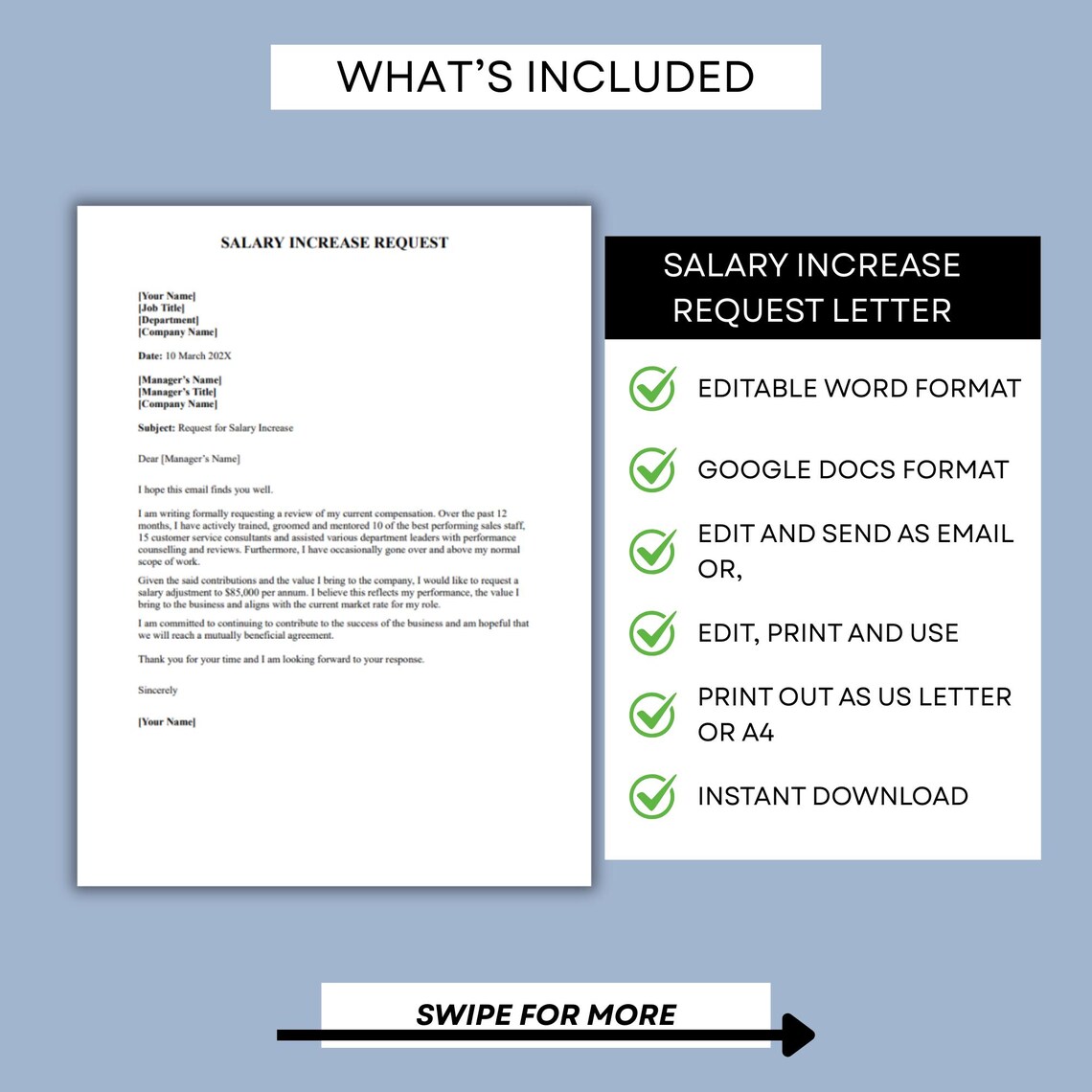 Salary Increase Request Letter, Wage Increase Request, Raise Request ...